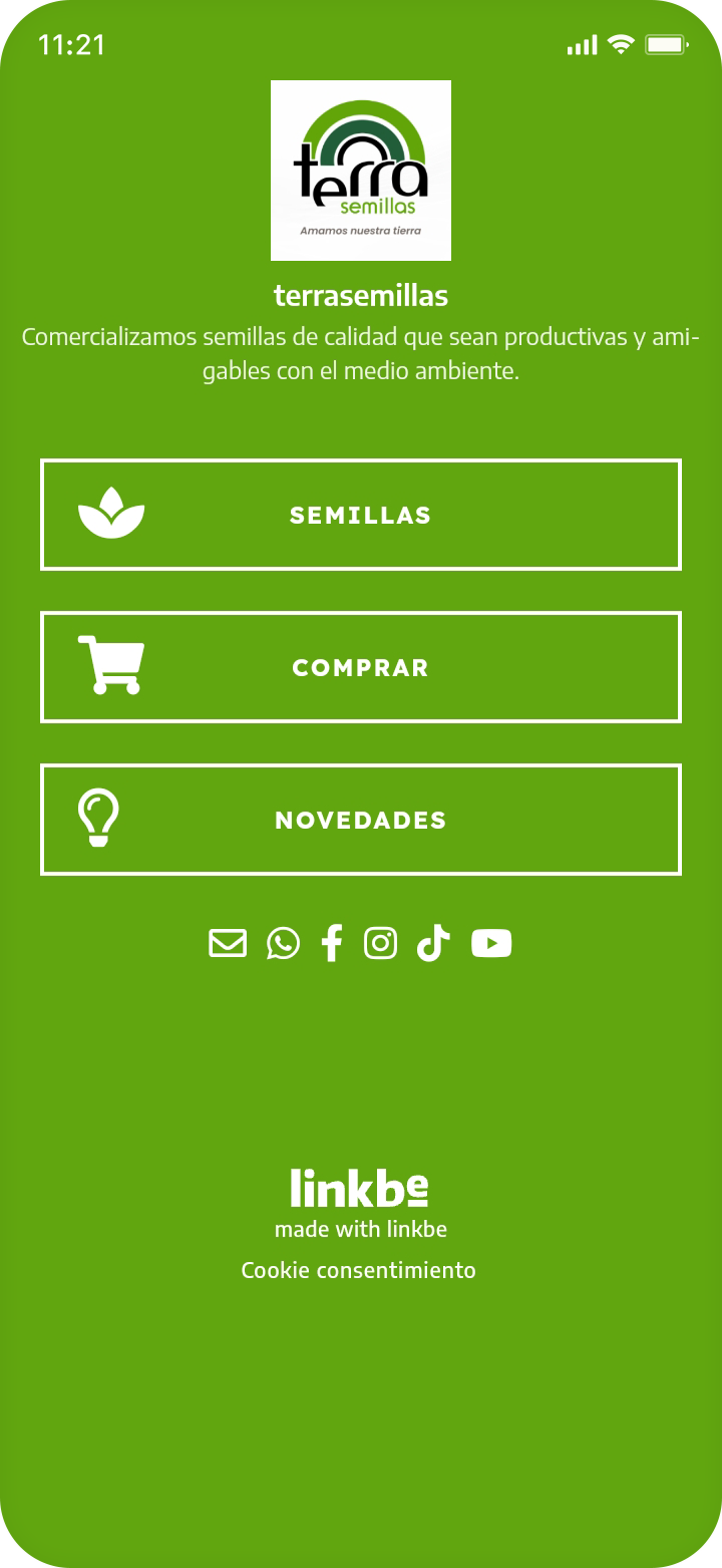 linkbe - Crea tu pagina de biolink en minutos